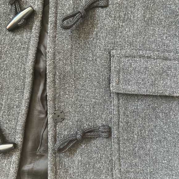 Zara | Jackets & Coats | Nwt Zara Gray Hooded Toggle Coat | Poshmark